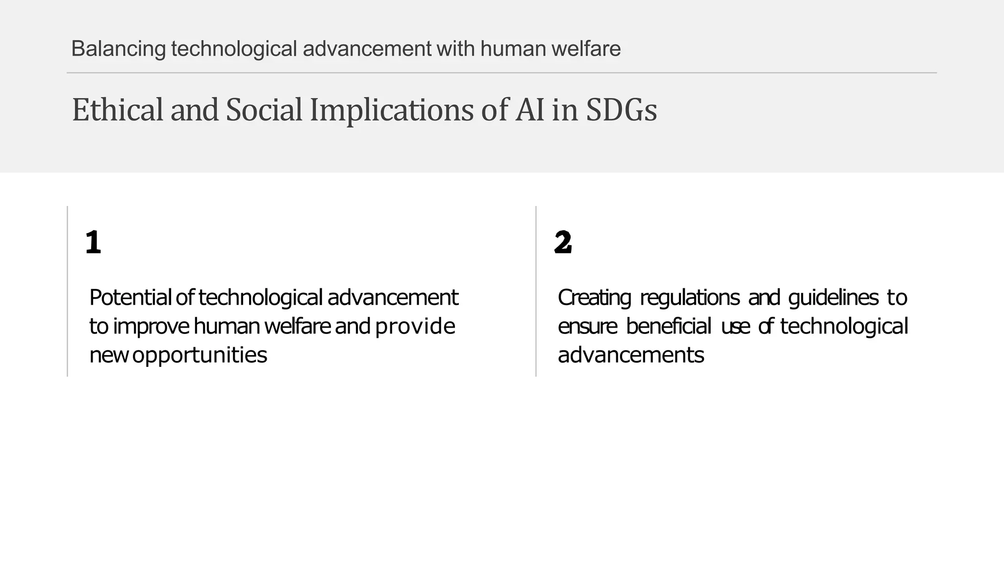 AI for Sustainable Development Goals (SDGs) | PPTX