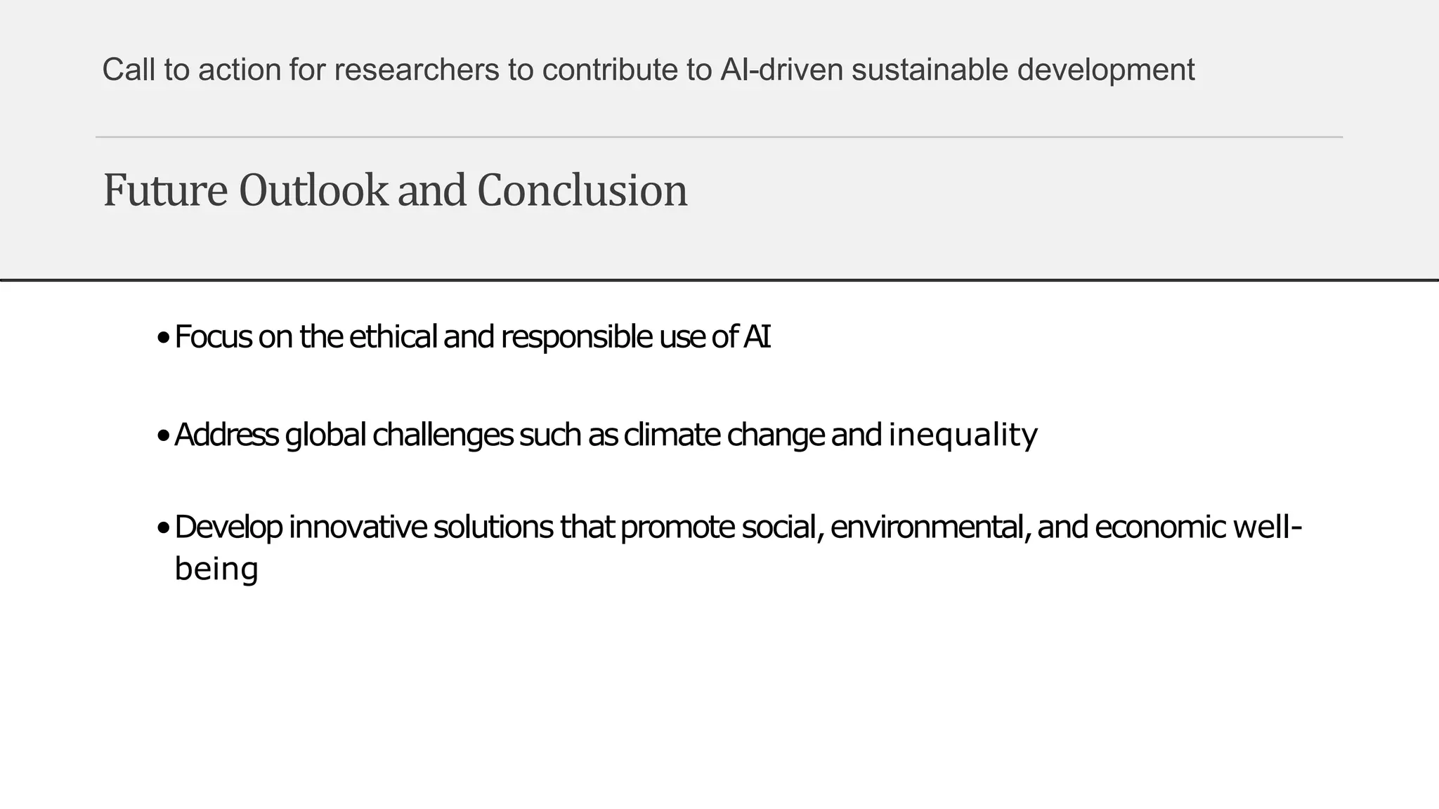 AI for Sustainable Development Goals (SDGs) | PPTX
