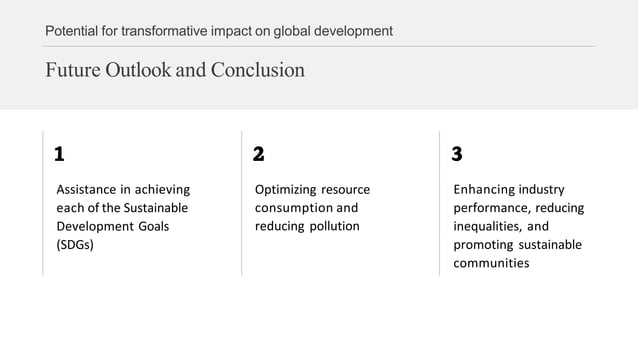 AI for Sustainable Development Goals (SDGs) | PPTX