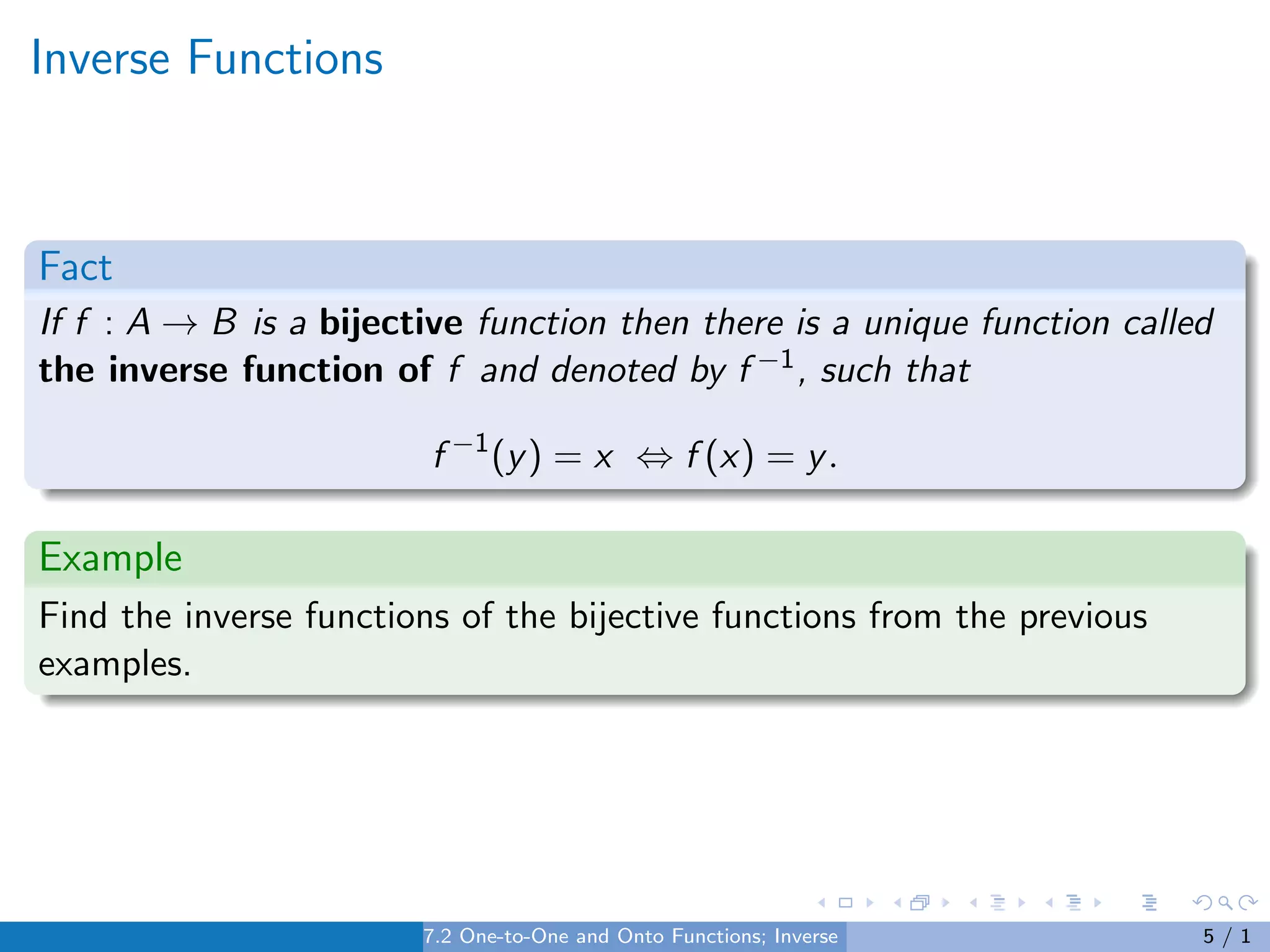 Inverse function | PDF