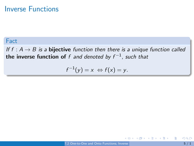 Inverse function | PPT