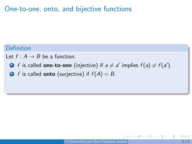Inverse function | PPT