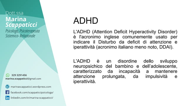 Slides conference ADHD | PPT