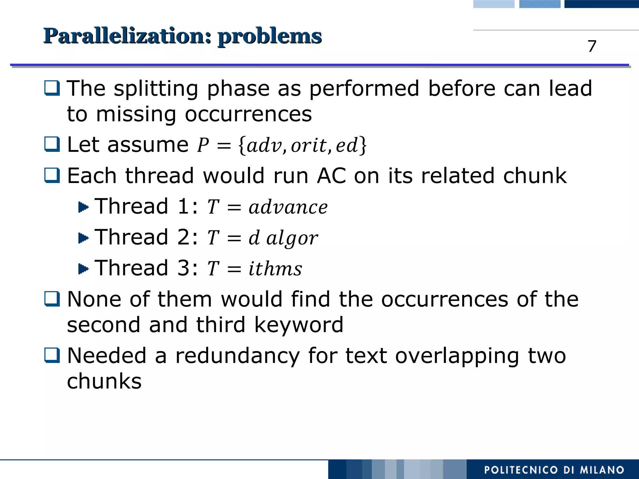 Aho Corasick Algorithm Parallelization Pdf Programming Languages