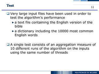 Aho-Corasick algorithm parallelization | PDF