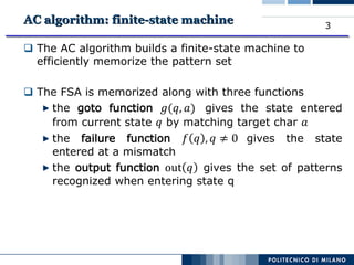 Aho-Corasick algorithm parallelization | PDF