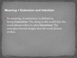 different contexts of semantics | PPT