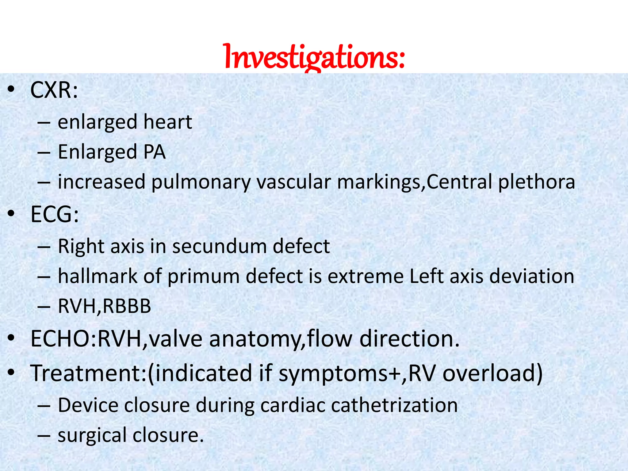 Acynotic heart defects | PPTX