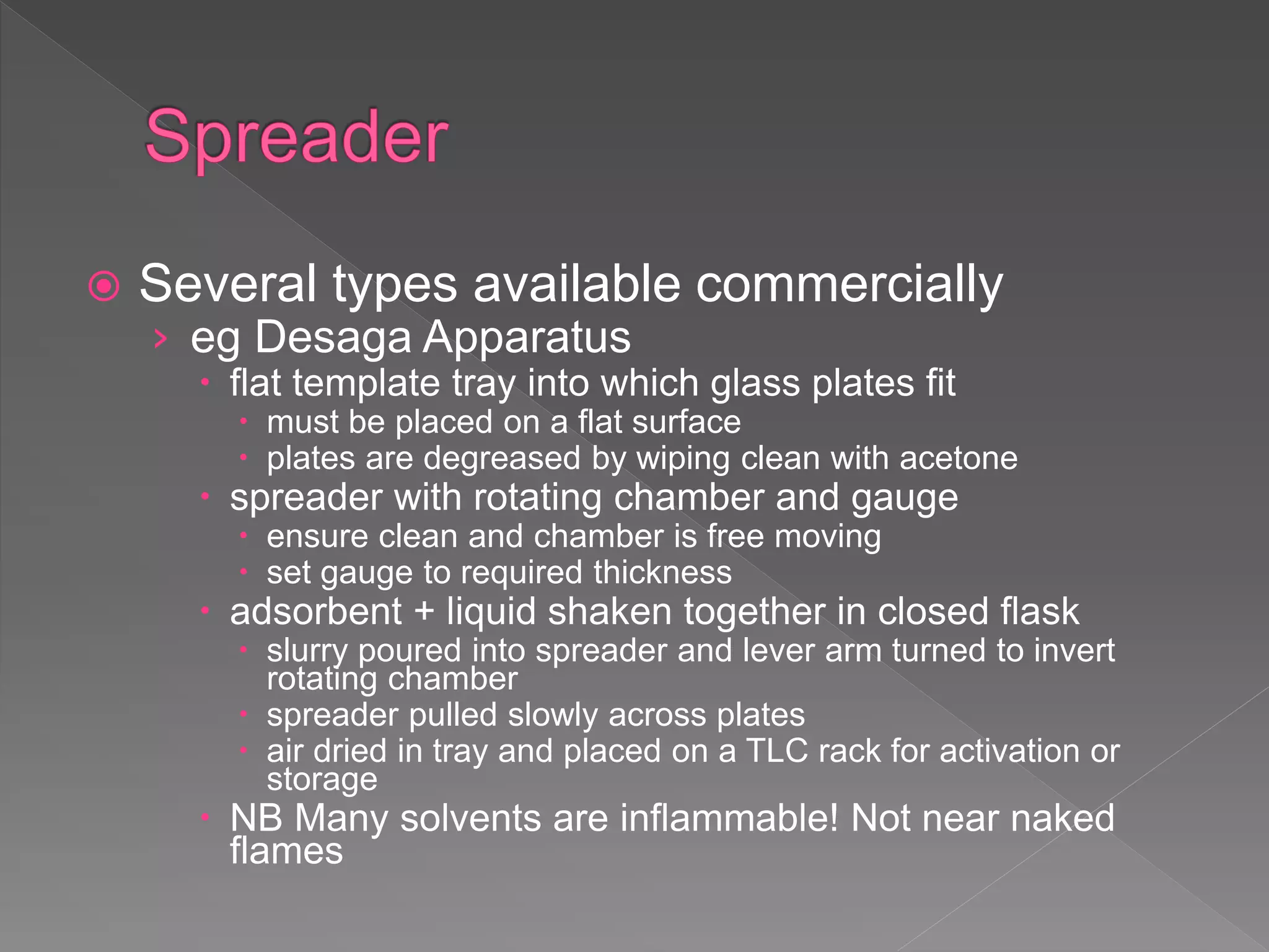 TLC and Paper chromatography procedure | PPT