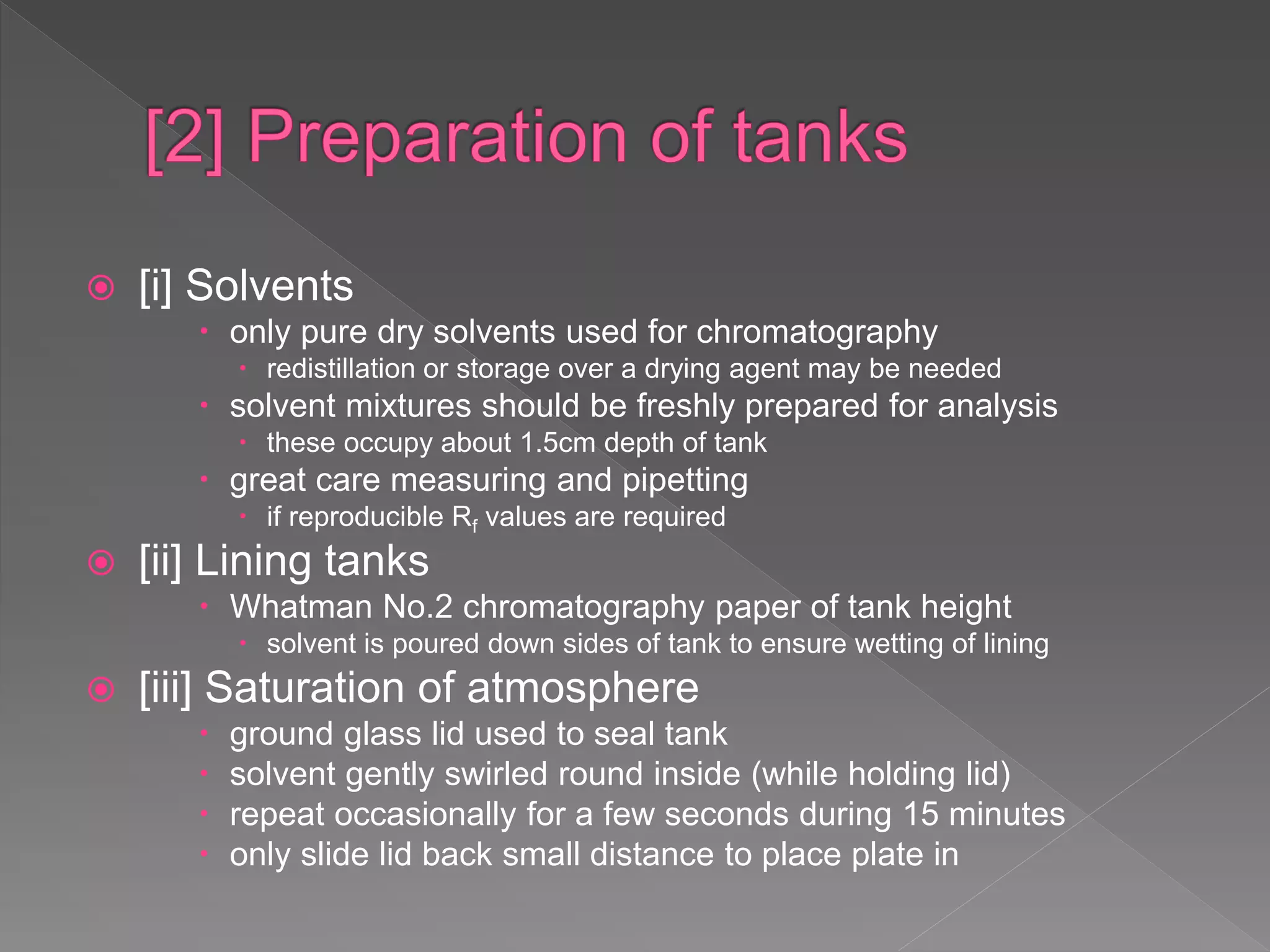 TLC and Paper chromatography procedure | PPT