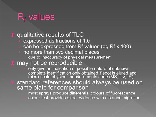 TLC and Paper chromatography procedure | PPT