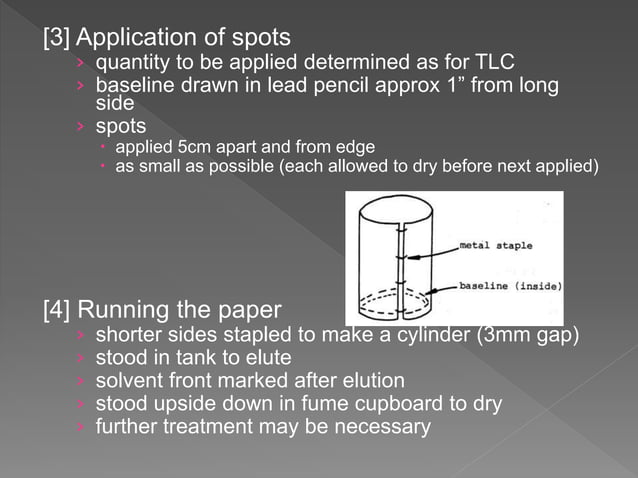 TLC and Paper chromatography procedure | PPT