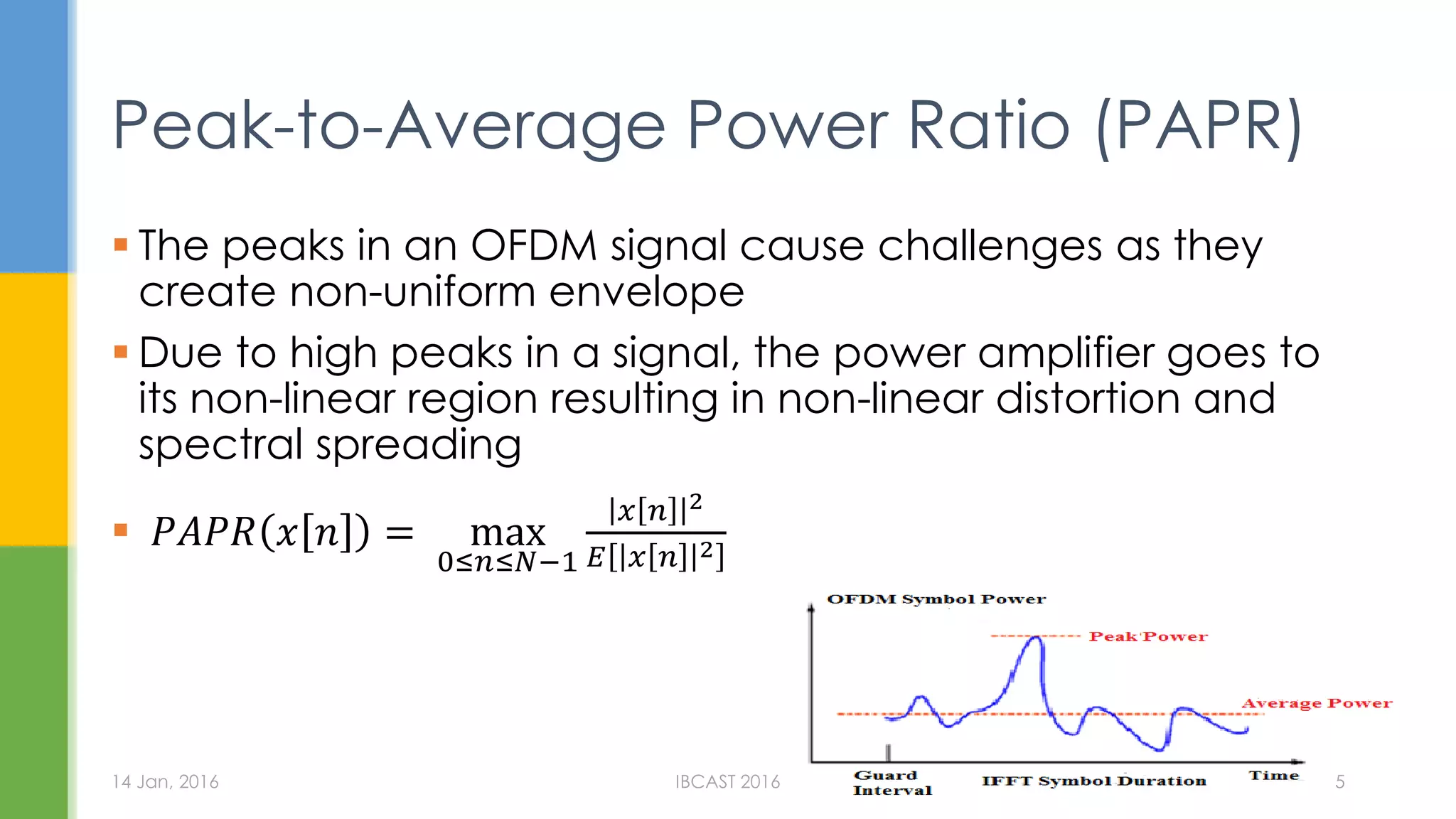 Joint Slm And Modified Clipping Technique For Papr Reduction Ppt