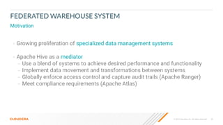Apache Hive: From MapReduce to Enterprise-grade Big Data Warehousing | PPT