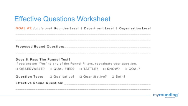 Asking Purposeful Rounding Questions Webinar | PDF