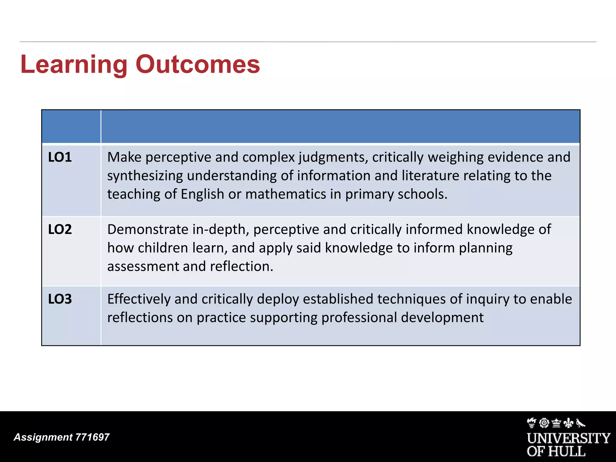 Assignment #1 (Primary) | PPTX