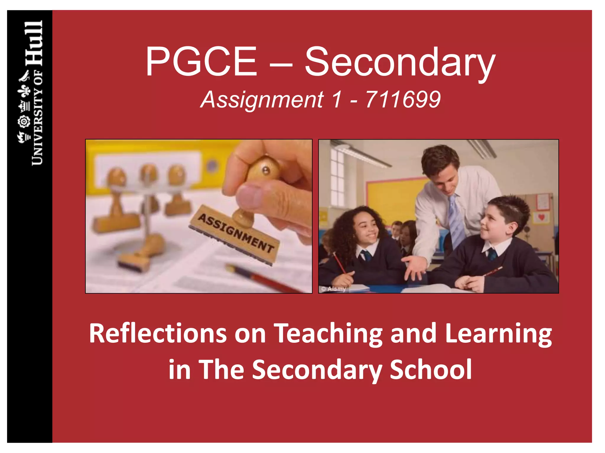 Assignment #1 (Secondary) | PPTX