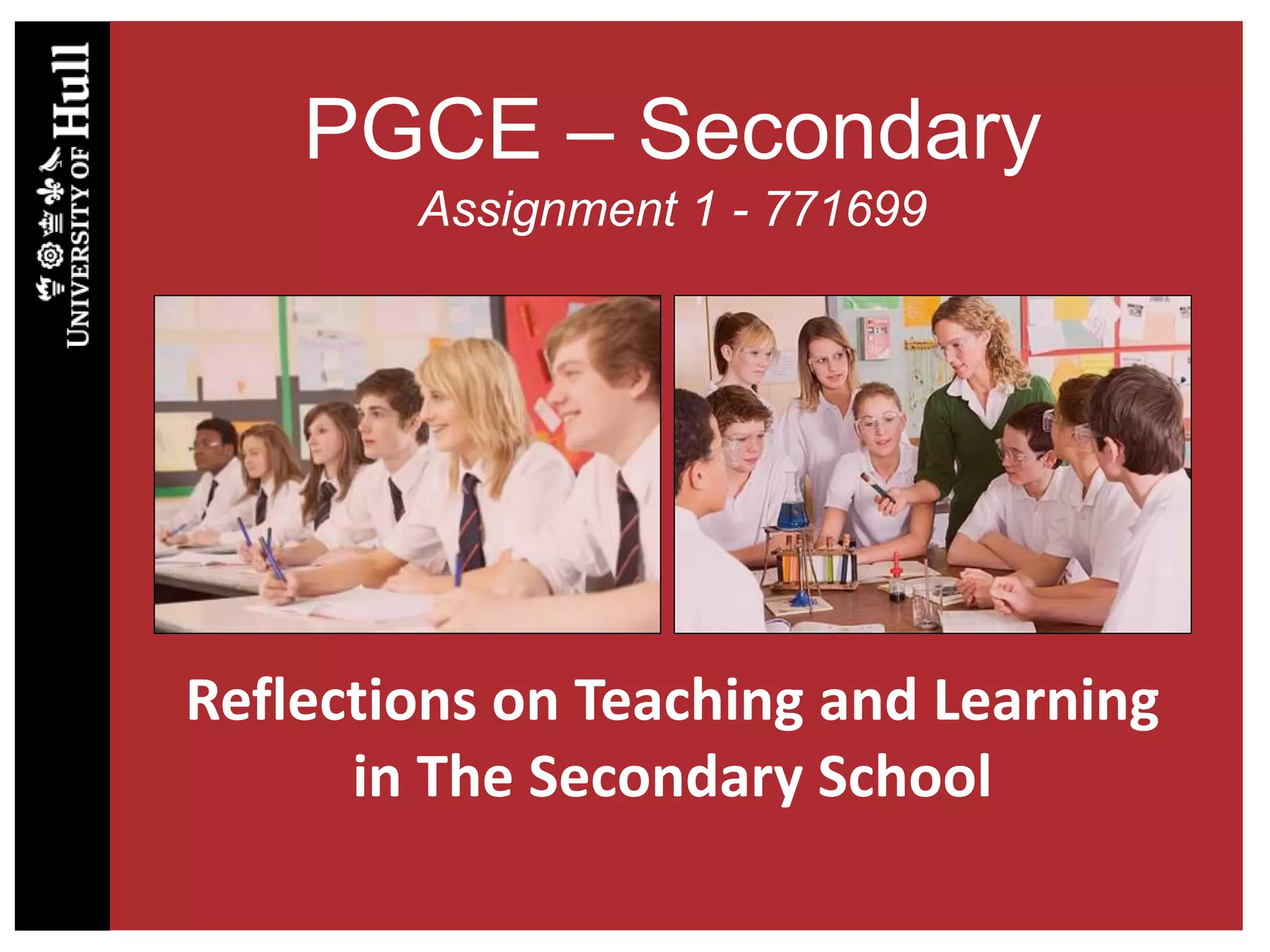 Assignment #1 (Secondary) | PPTX