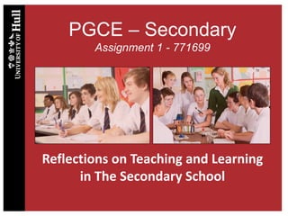 Assignment #1 (Secondary) | PPTX