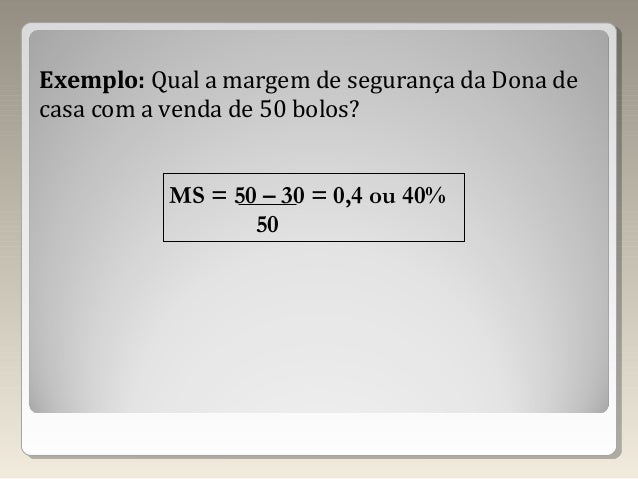 Custo, Volume e Lucro