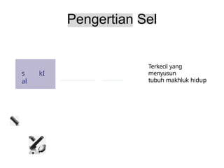 Struktur dan fungsi sel serta Organel yang ada dalam sel | PPTX