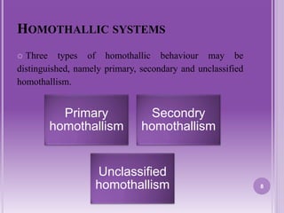 Mating system in Basdiomycetes | PPTX