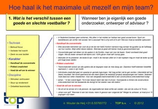 Je gaat het pas zien als je het doorhebt | PPT