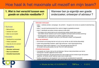 Je gaat het pas zien als je het doorhebt | PPT