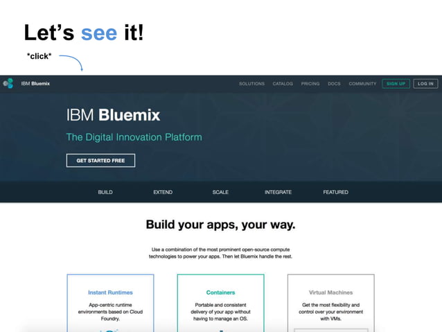 Bluemix Overview | PPT