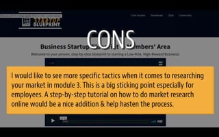 Business Startup Blueprint Tour + Review | PPTX