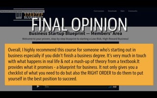Business Startup Blueprint Tour + Review | PPTX