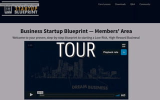 Business Startup Blueprint Tour + Review | PPTX