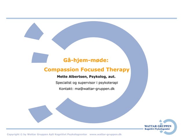 Compassion Focused Therapy | PPT