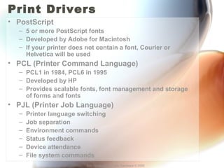 Computer Architecture - Hardware - Lesson 13 - Printers - Eric ...