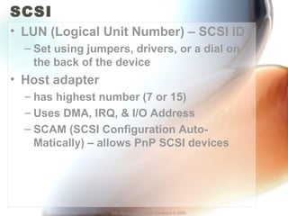 Computer Architecture - Hardware - Lessons 14 - SCSI - Eric Vanderburg ...