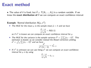 Confidence Intervals––Exact Intervals, Jackknife, and Bootstrap | PDF