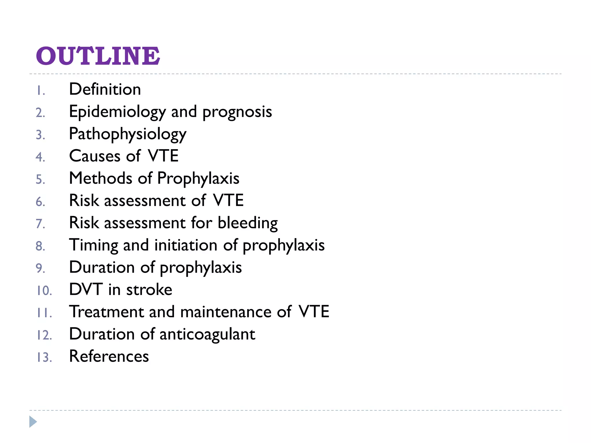 CPG: Prevention and Treatment of Venous Thromboembolism (VTE) | PDF