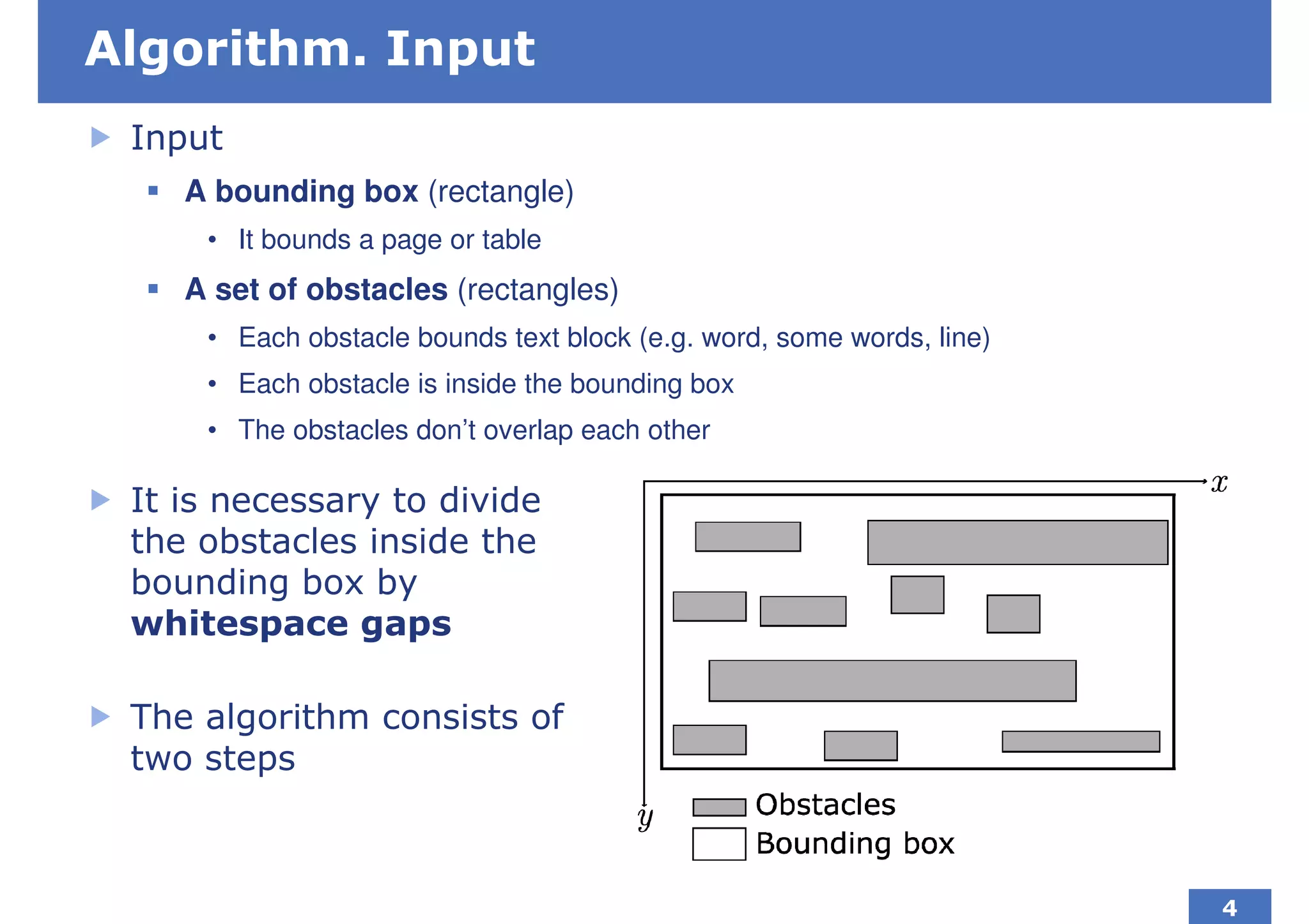 A simple algorithm for page segmentation | PPT