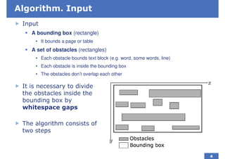A simple algorithm for page segmentation | PPT