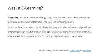 E-Learning | PPT