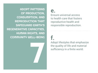 Slides Earth Charter Pilar 2 English: Ecological Integrity | PDF