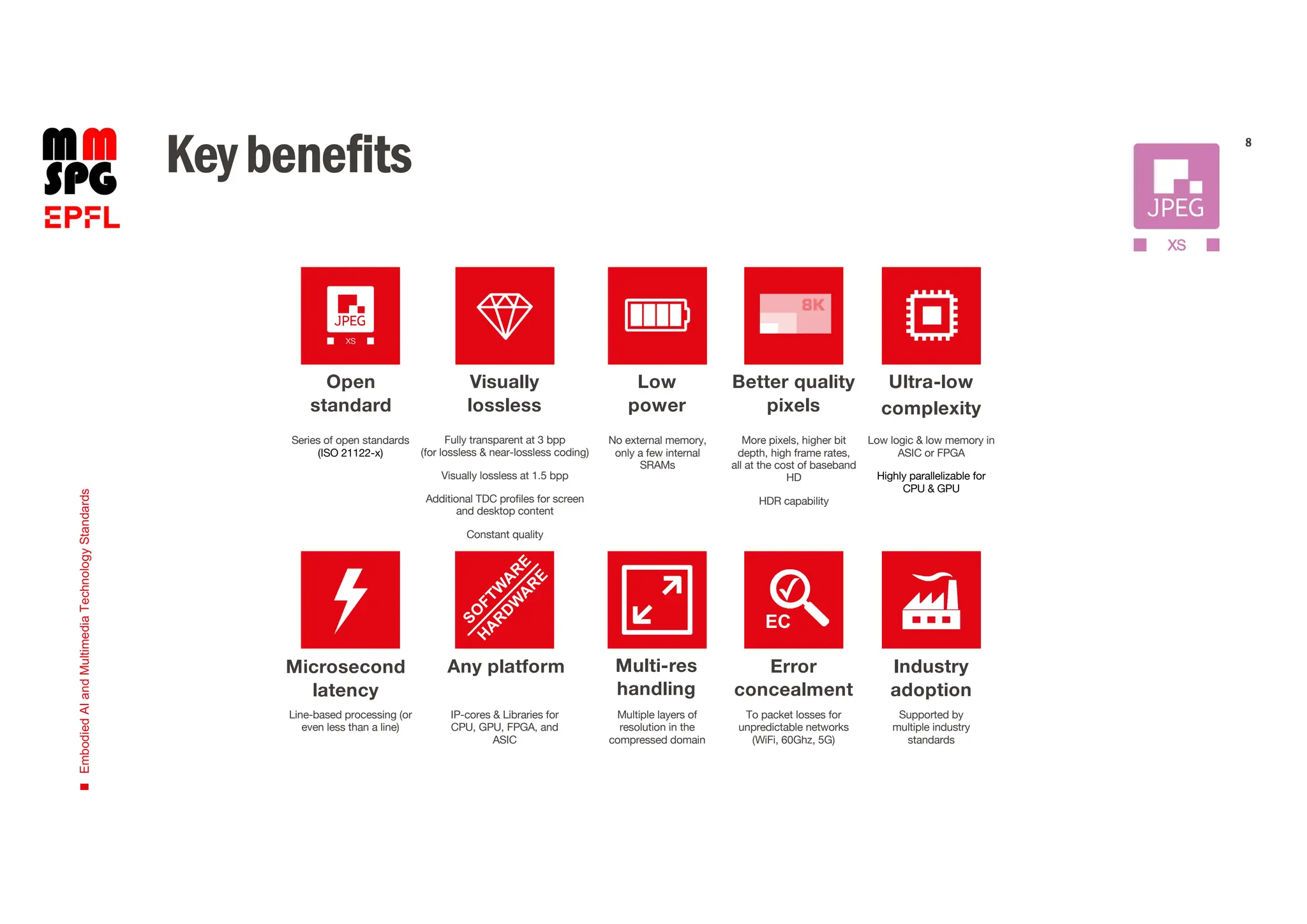 Towards efficient vision representation and coding standards for superior embodied intelligence ...