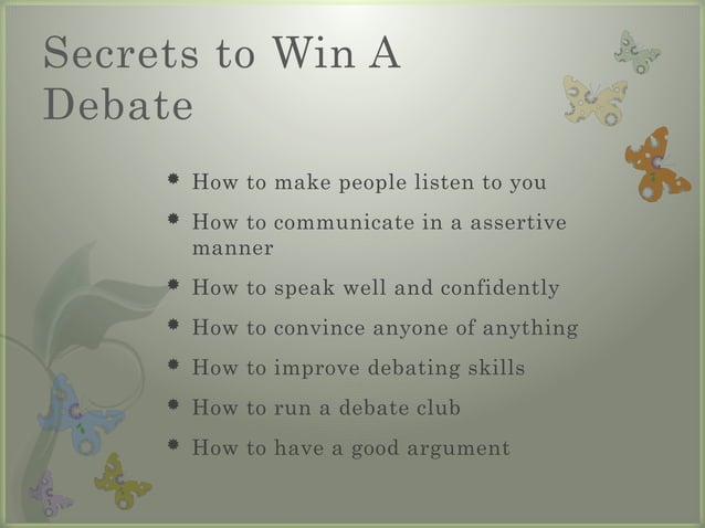 SOME TIPS TO WIN A DEBATE FOR BEGINNER.pptx