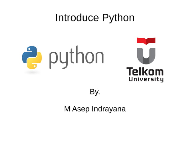 Introduce Python | PPT