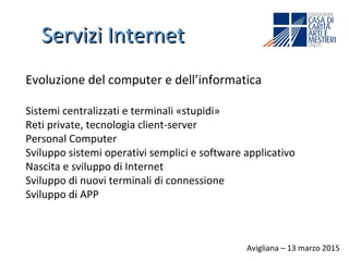 Slide servizi internet | PPT