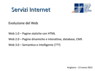 Slide servizi internet | PPT