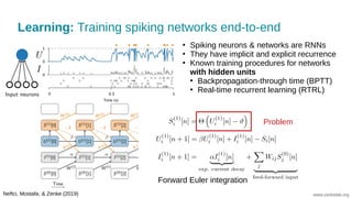 Information processing with artificial spiking neural networks | PDF