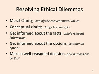 Slide set 2 moral dilemmas | PPT