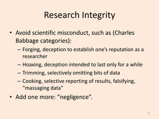 Slide set 3 honesty, academic ethics | PPT