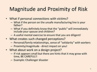 Slide set 4 safety and risk | PDF